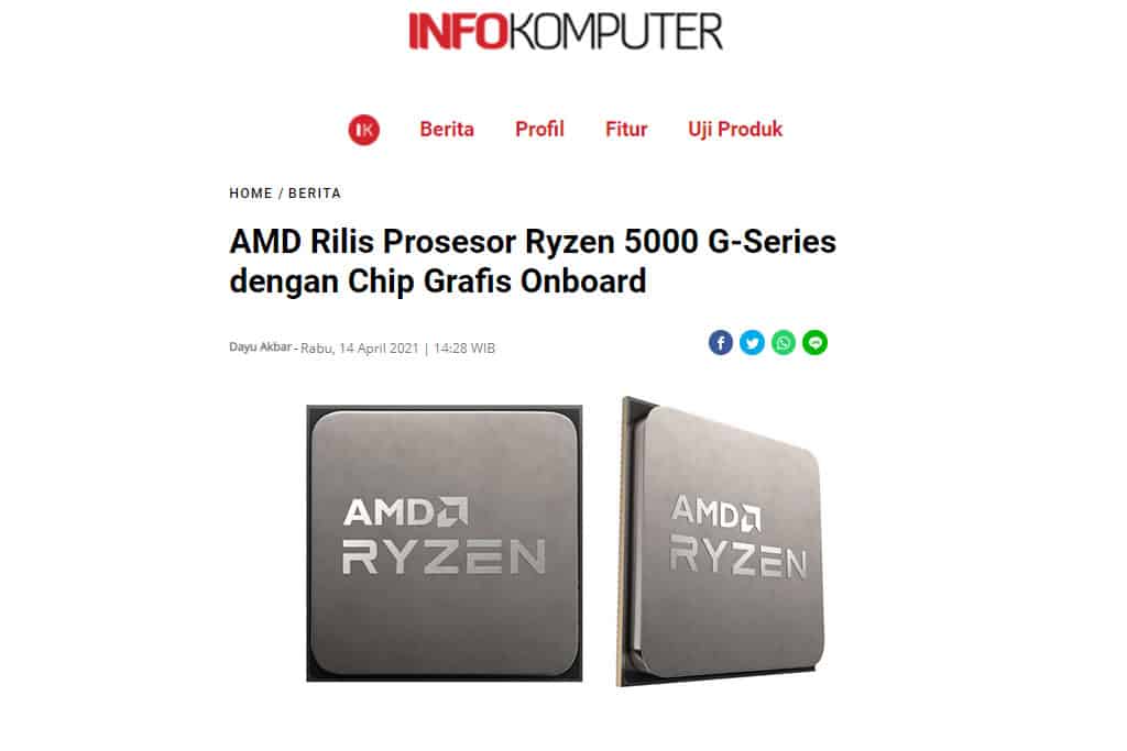 AMD Rilis Prosesor Ryzen 5000 G-Series dengan Chip Grafis Onboard ...